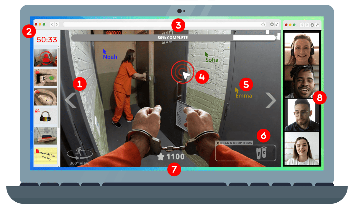 Online Escape Room Digital Adventures | Virtual Interactive Games